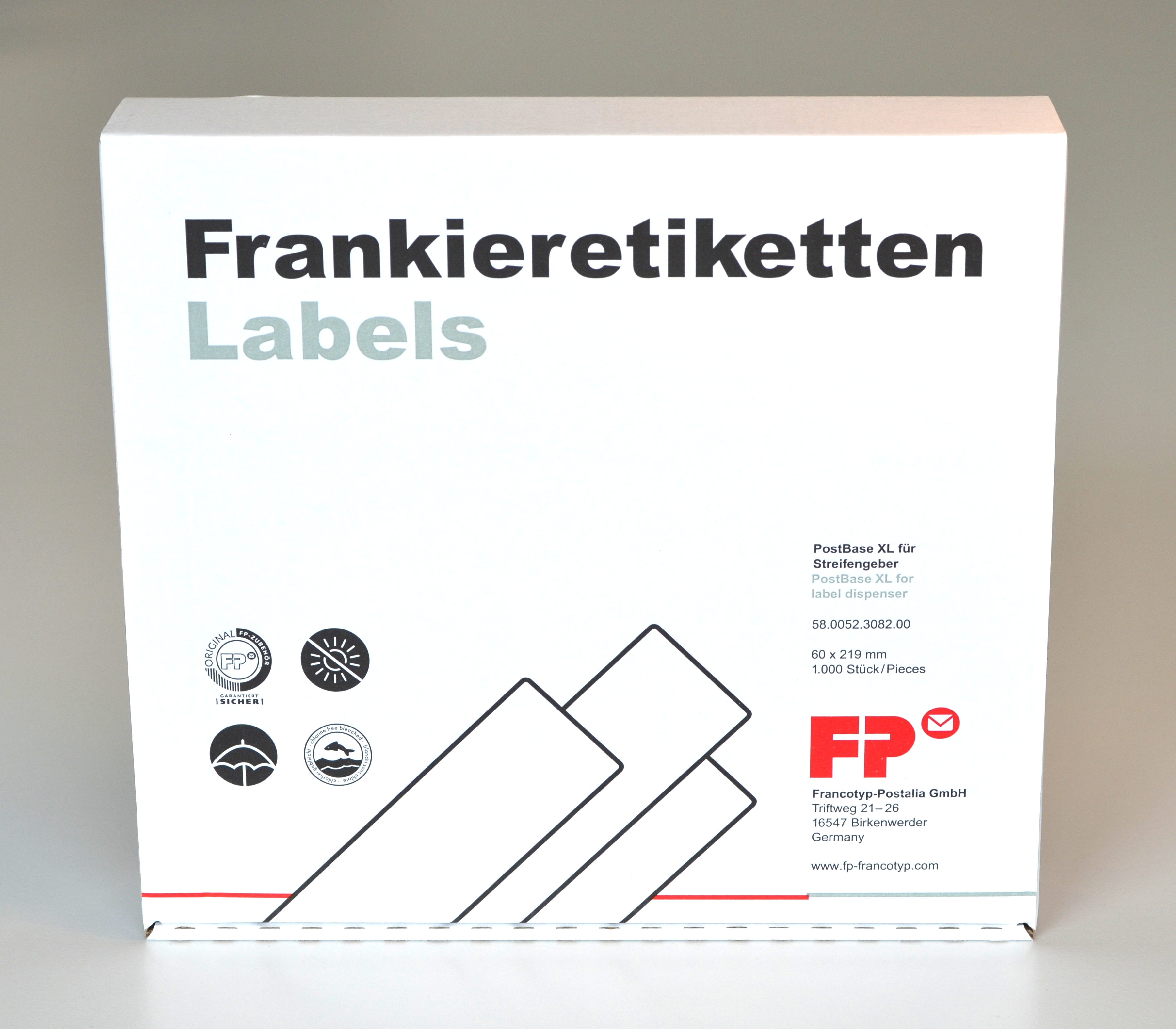 Frankieretiketten XL für Frankiermaschine PostBase | Okapost GmbH ...